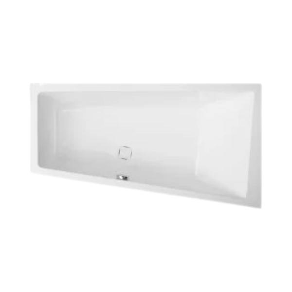 CAMILLA asymmetrisk badekar 160x90cm højre model